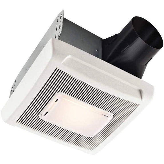 Broan-Nutone A110L InVent Series Single-Speed Fan with LED Light ...