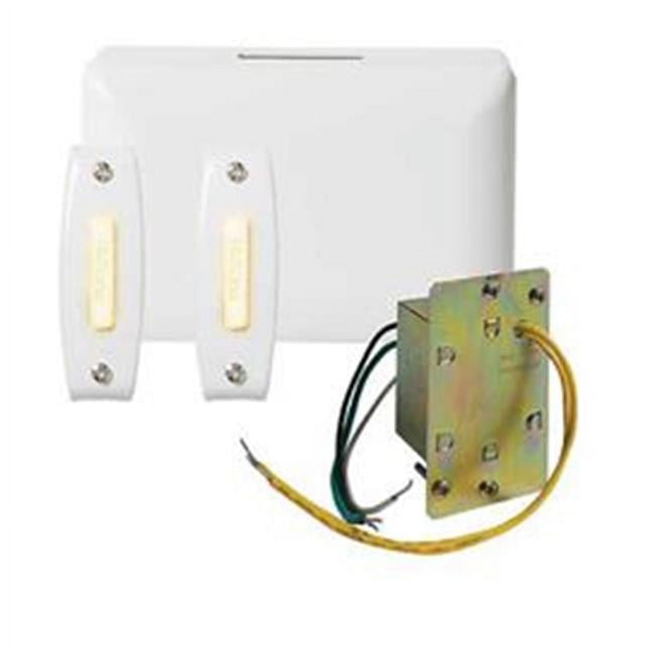 Broan-Nutone BK242LWH Builder Kit Chime with Junction Box Transformer ...