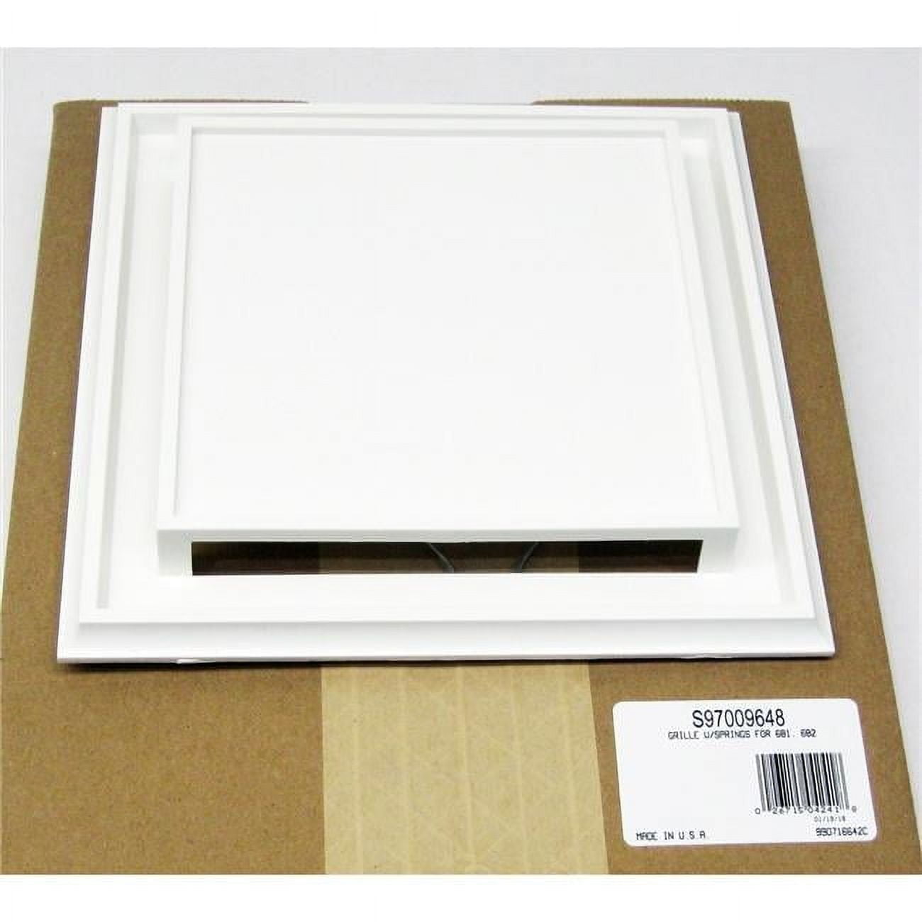 Broan Nutone Spring-Mounted Bathroom Ceiling Vent Cover for Bath Fan ...