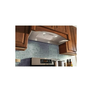 Broan-Nutone 36 Inch Ventless Kitchen Fan, Stainless Steel Stove ...