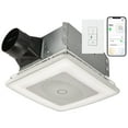 Broan Voice Controlled Bathroom Light Exhaust Vent with Speaker and LED ...