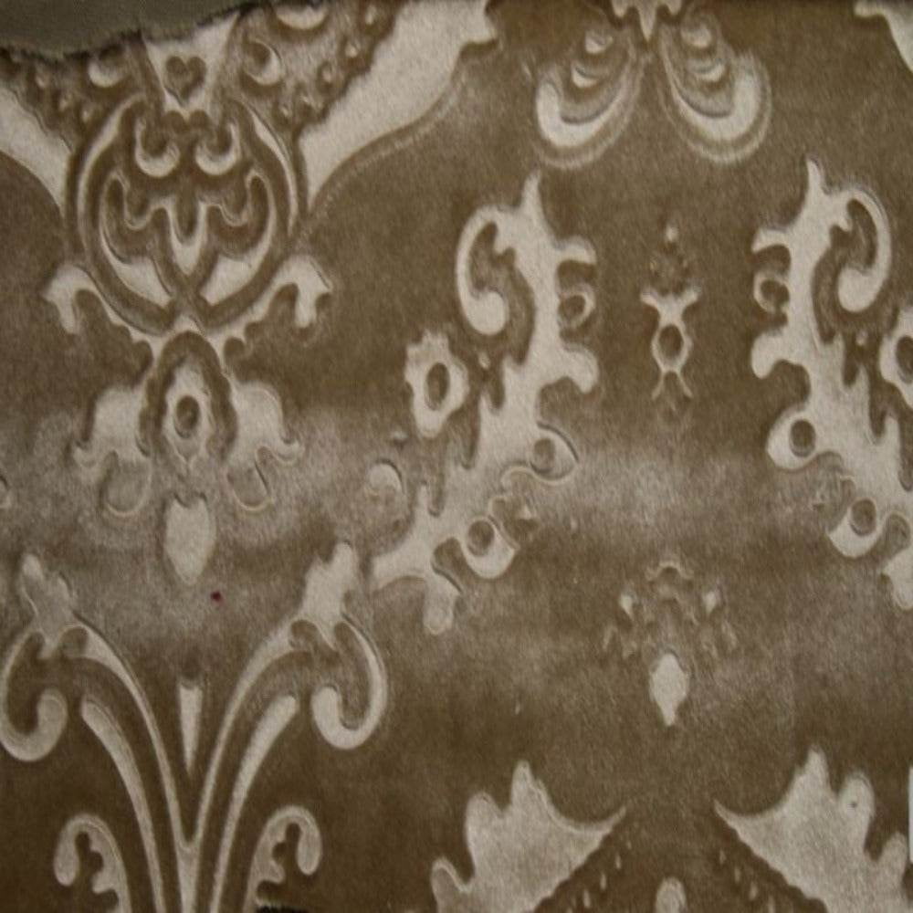 Brocade Damask Velvet Fabric, 58 Inch in Width, Ideal Embossed Material ...