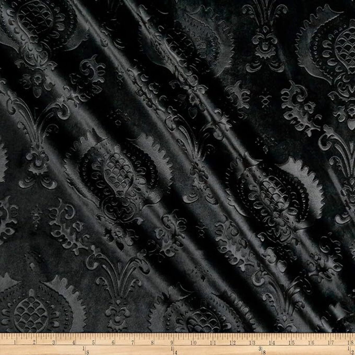 Brocade Damask Velvet Fabric, Ideal Embossed Material for Home Décor ...