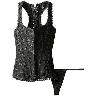 Black Wings Lace Corset Adult Halloween Accessory - Walmart.com