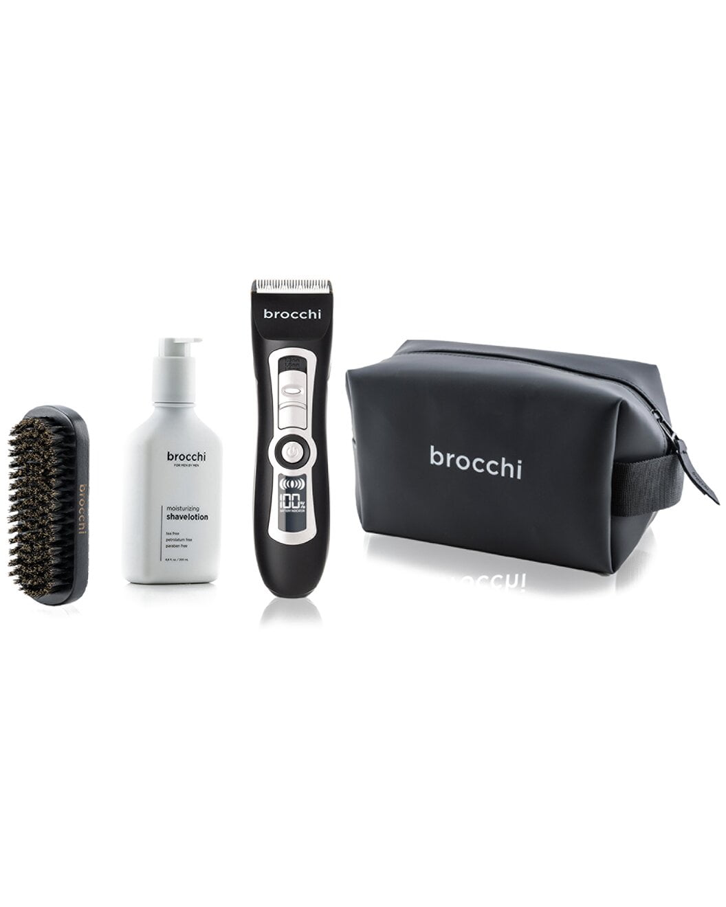 Brocchi | Men's Sandalwood Shave Lotion, Beard Brush, Face and Body ...