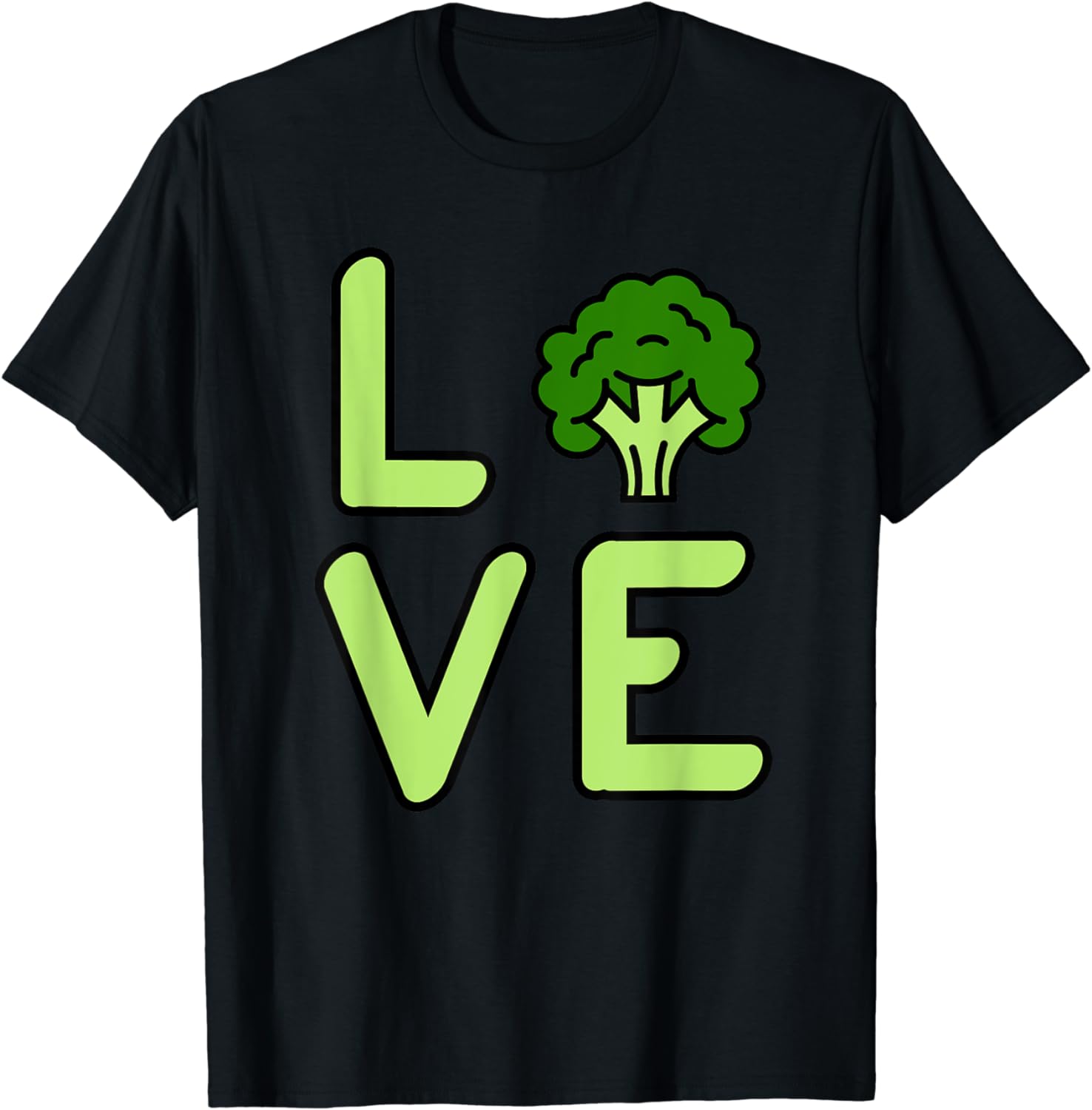 Broccoli Love Broccoli Lover vegetable diet Vegan Vegetarian T-Shirt ...
