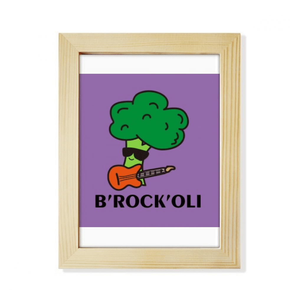 Broccoli Music Guitar Performance Desktop Adorn Photo Frame Display Art ...