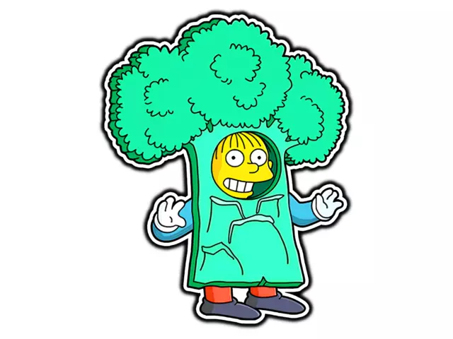 Broccoli Ralph Waterproof Sticker Phone Decal Water Bottle Stickers Car ...