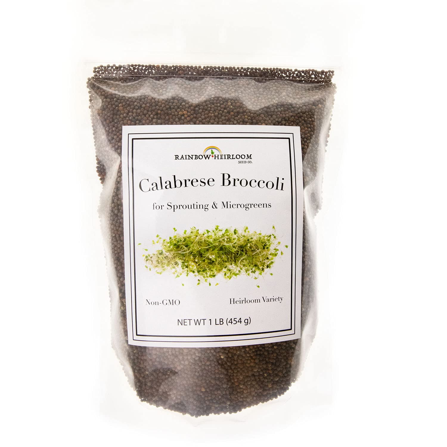 Broccoli Seeds for Sprouting & Microgreens | Calabrese Variety | Non ...