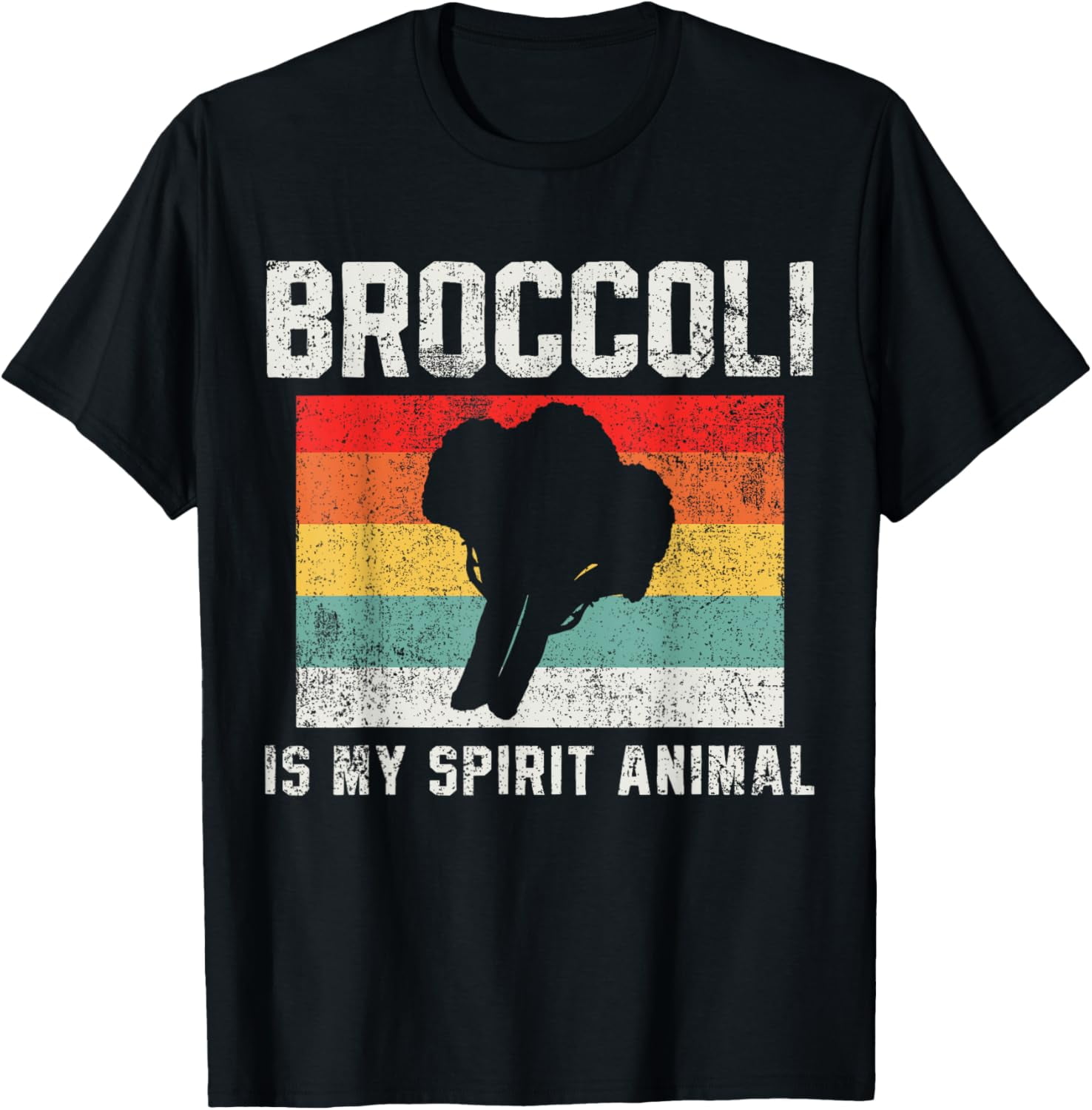 Broccoli Vegan Retro Vintage T-Shirt - Walmart.com