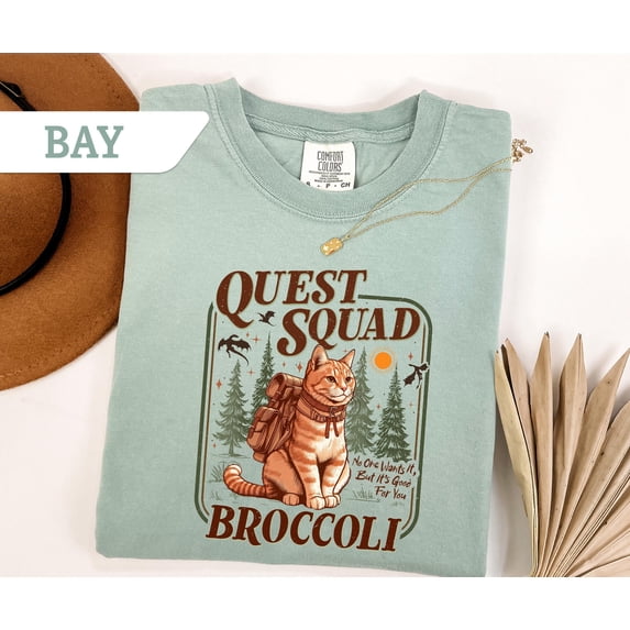 Broccoli the Fierce Shirt Sworn Protector of the Quest Squad Tee ...
