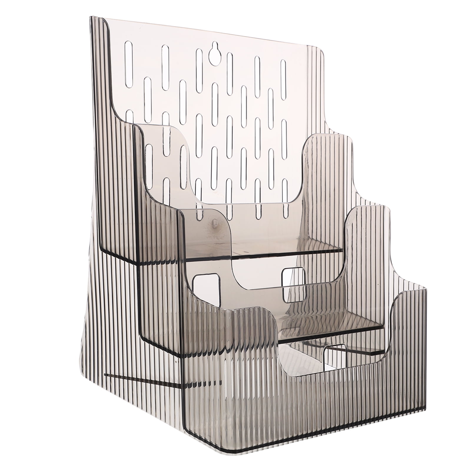 Brochure Holder Desktop Wall Mounted Booklet Leaflet Menu Display Stand ...