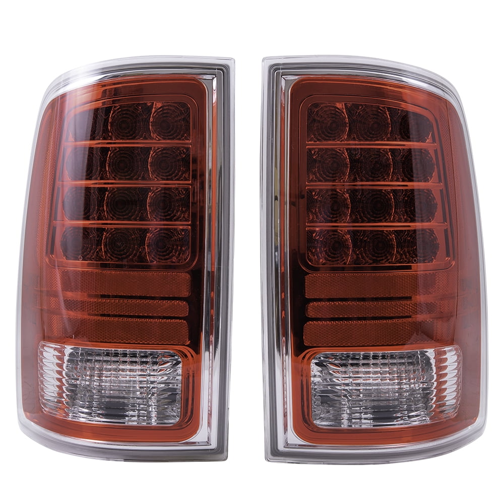 Tail Light for 2013-2018 1500 Simple Design Chrome Trim Classic for ...