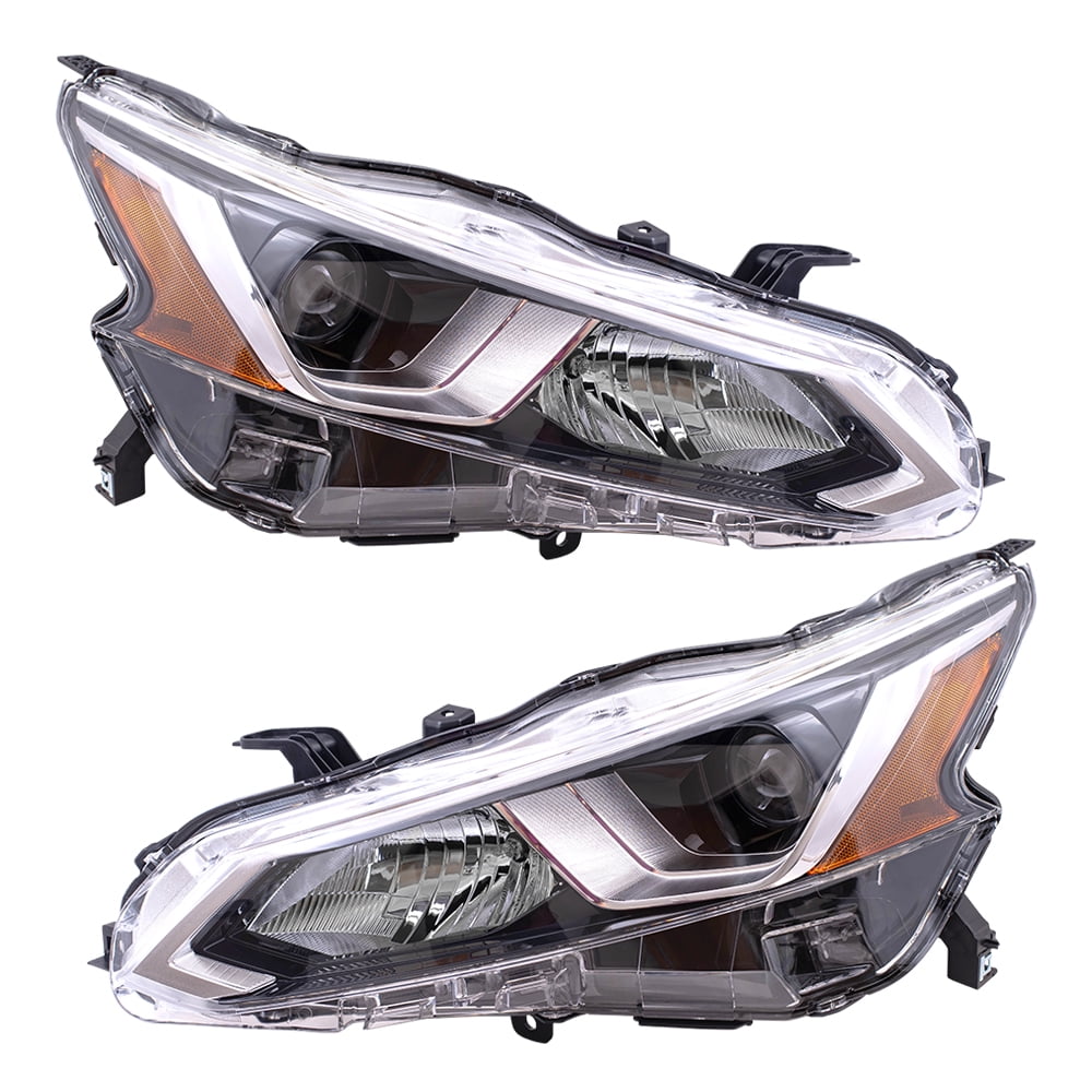 Brock Aftermarket Driver Left Passenger Right Replacement Halogen ...