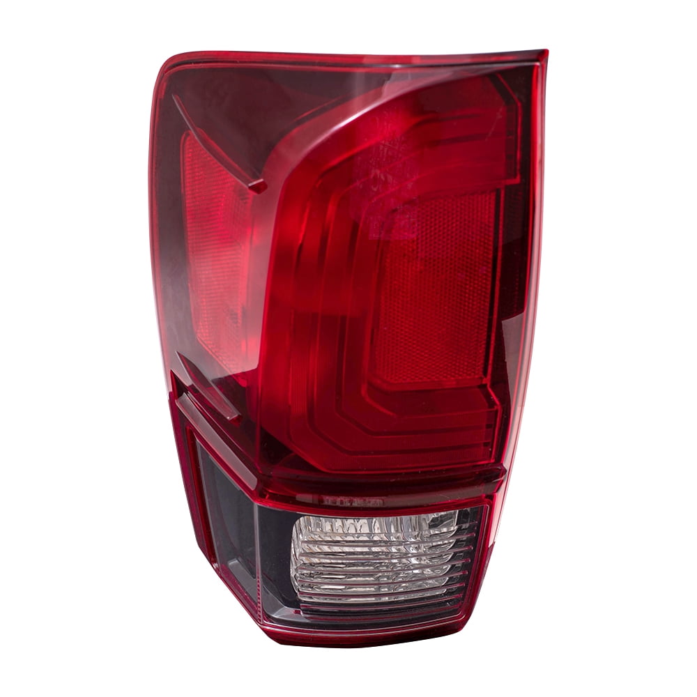 Tail Light for 2016-2023 Tacoma SR/SR5 Red Bezel-Smoked Back-Up Light ...