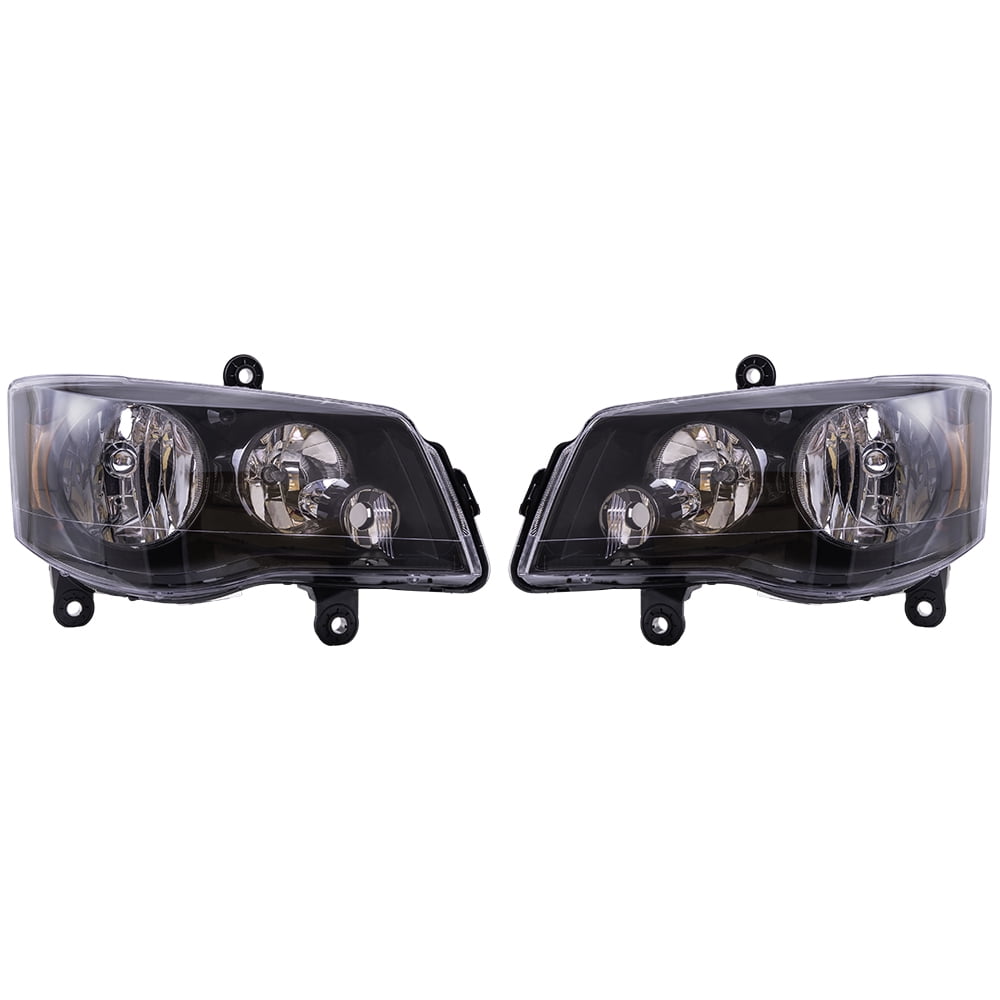 Brock Aftermarket Replacement Driver Left Passenger Right Halogen ...