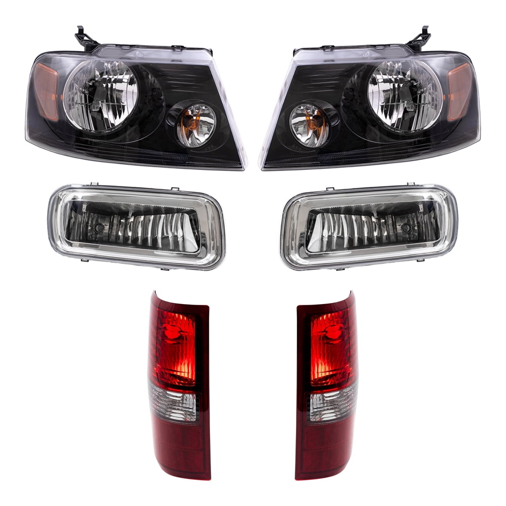 Brock Aftermarket Replacement Driver Left Passenger Right Halogen ...