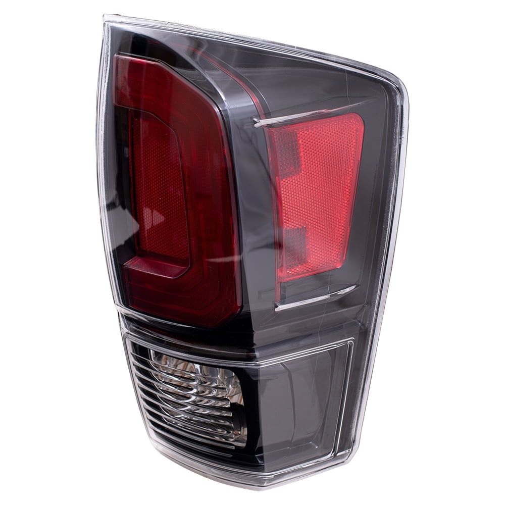 Tail Light for 2020-2023 Tacoma TRD Black Bezel-Smoked Back-Up Light ...