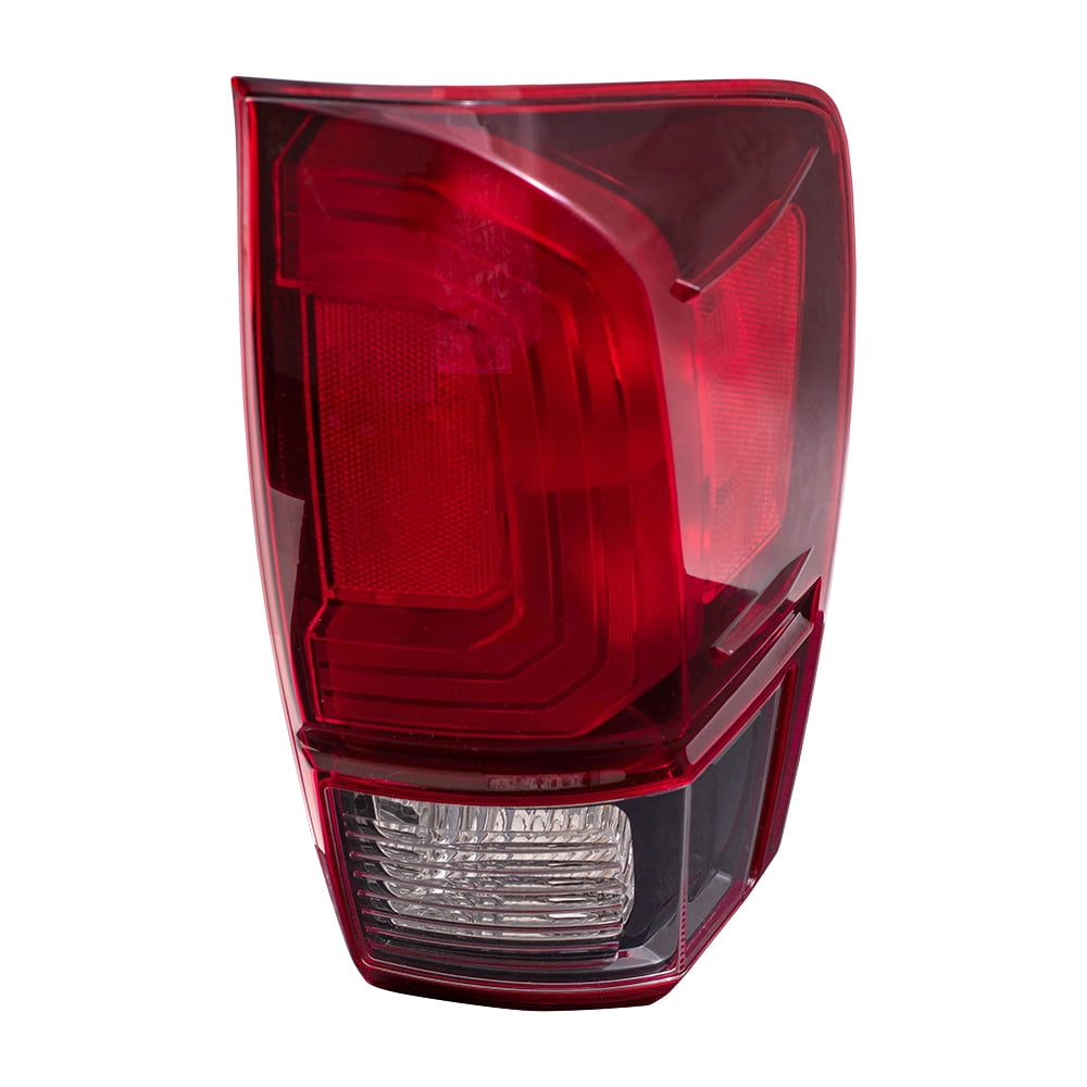 Tail Light for 2016-2023 Tacoma SR/SR5 Red Bezel-Smoked Back-Up Light ...