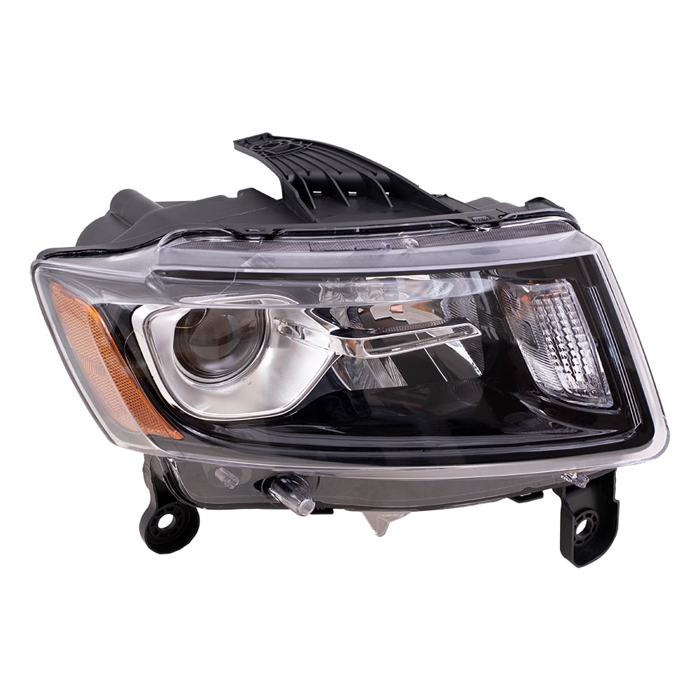 Headlight for 2014-2016 Grand Cherokee w/ Black Bezel 68236108AE Right ...