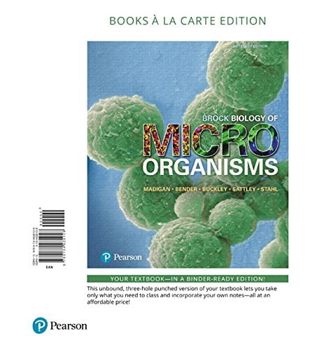Pre Owned Brock Biology Of Microorganisms Loose Leaf