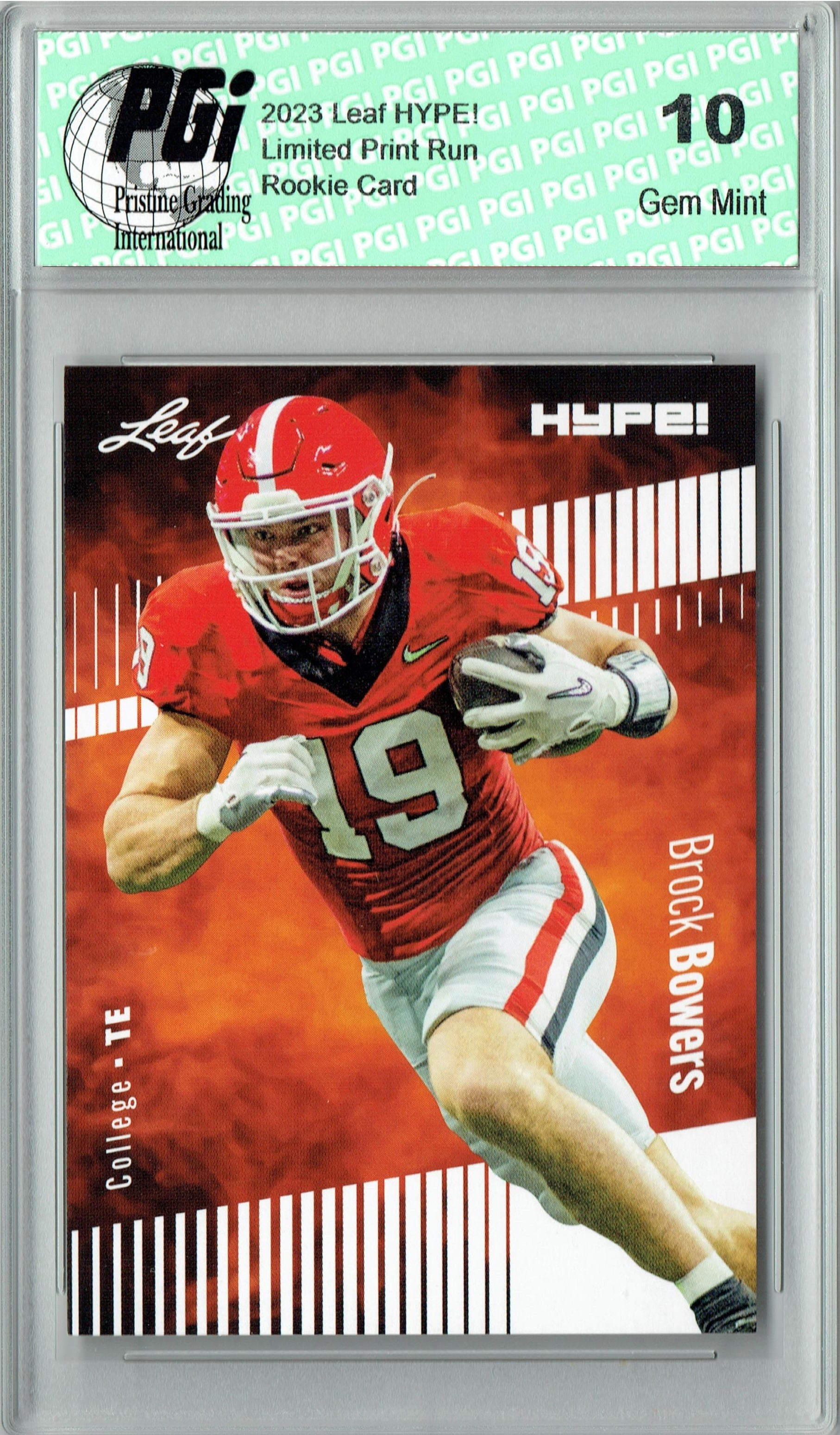 Brock Bowers 2023 Leaf HYPE! #104 Only 5000 Made! NFL Draft Rookie Card ...