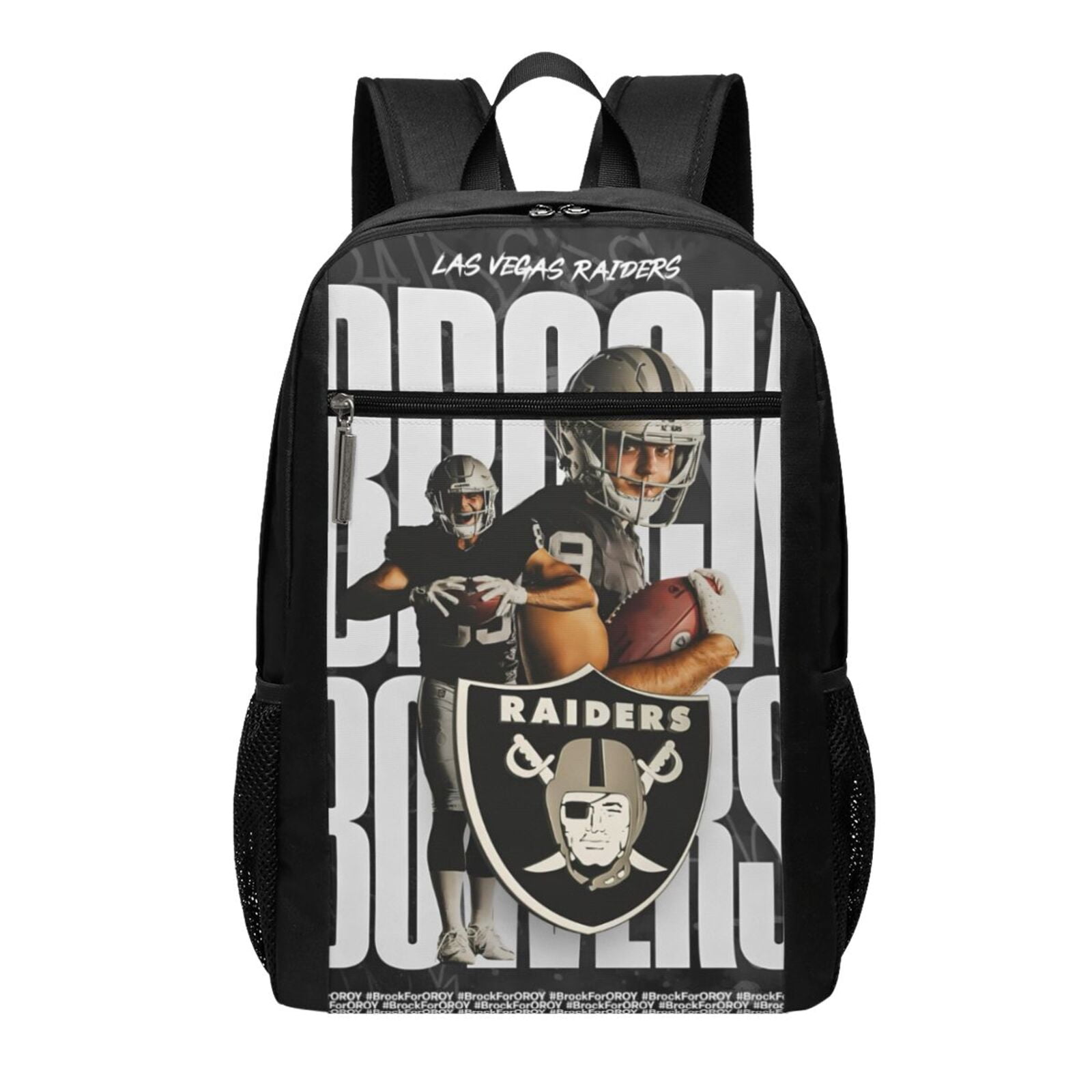 Brock Bowers Custom Simple Casual Sports Backpack, Football Team Logo ...