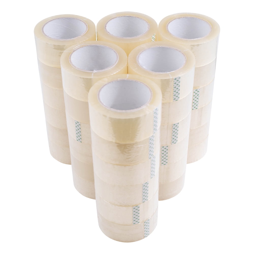 Brock 36 Rolls Clear Packing Supplies Tape 48mm x 100m 1.8 Mil for ...