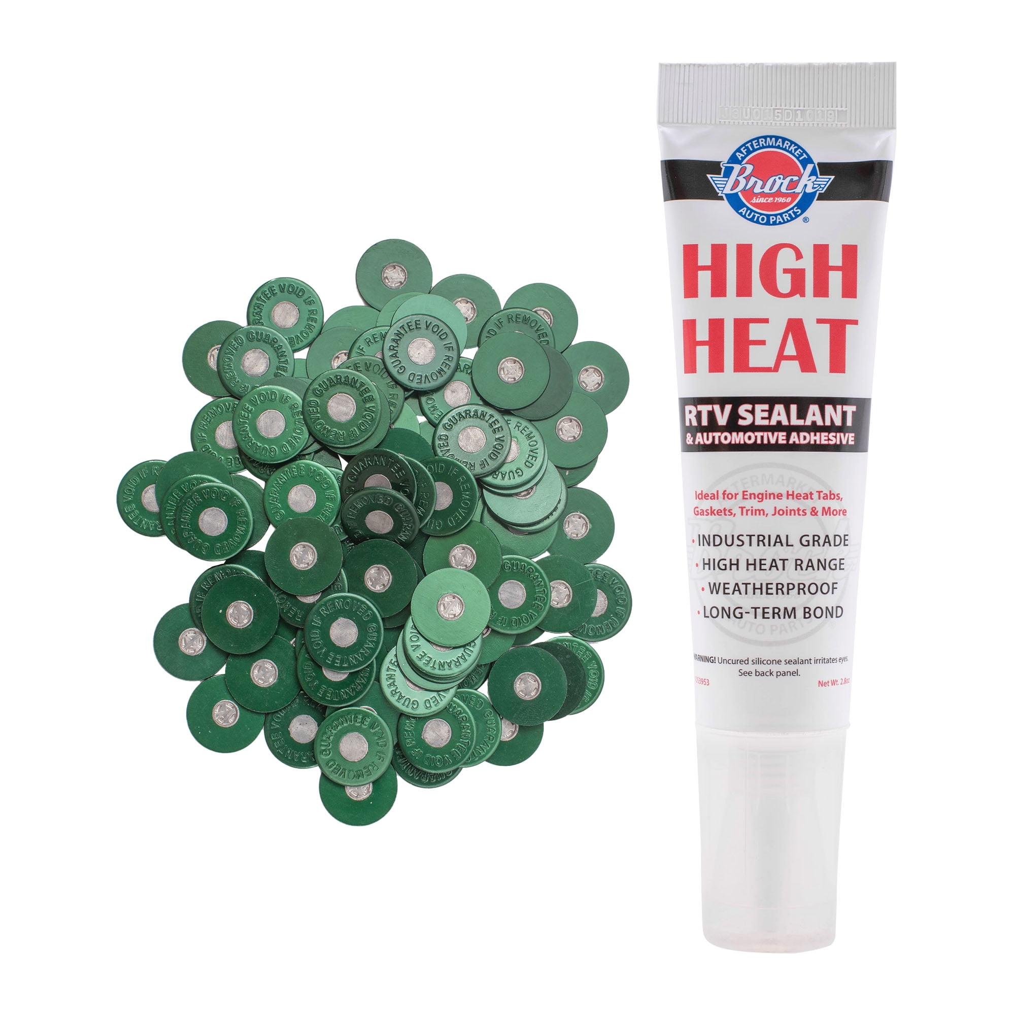 Brock Diesel Engine Heat Tabs with High Heat Adhesive - Guaranteed ...