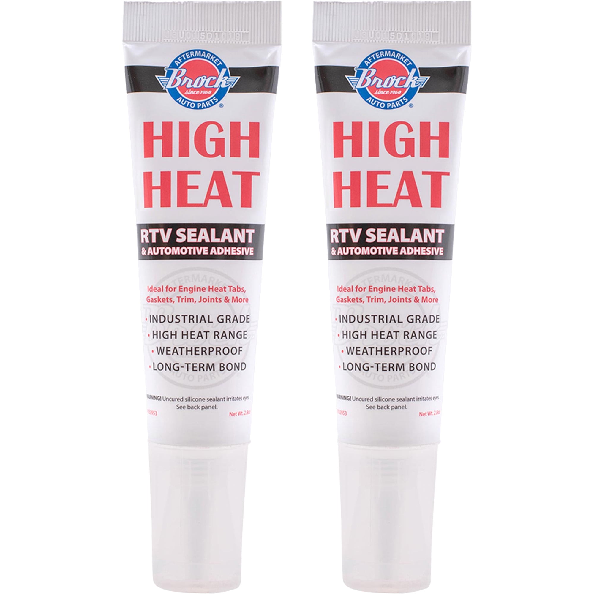 Brock High Heat RTV Sealant & Automotive Adhesive – Industrial Grade ...