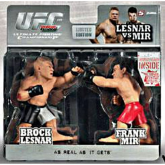 Brock Lesnar Vs. Frank Mir Action Figure 2-Pack Limited Edition UFC ...