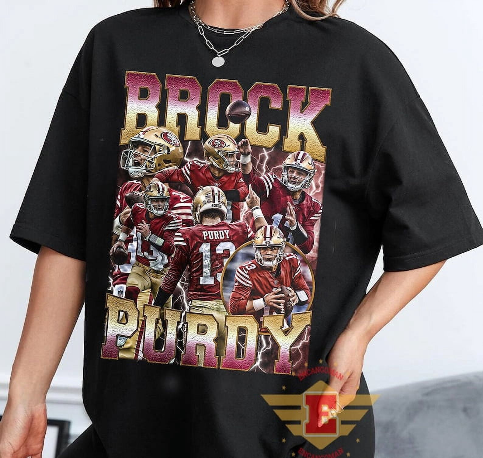 Brock Purdy 90s Vintage Bootleg Style Football TShirt - Brock Purdy ...