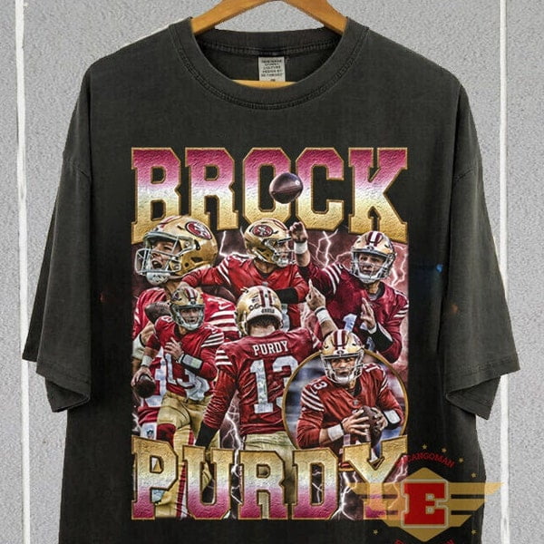 Brock Purdy 90s Vintage Bootleg Style Football TShirt - Brock Purdy ...