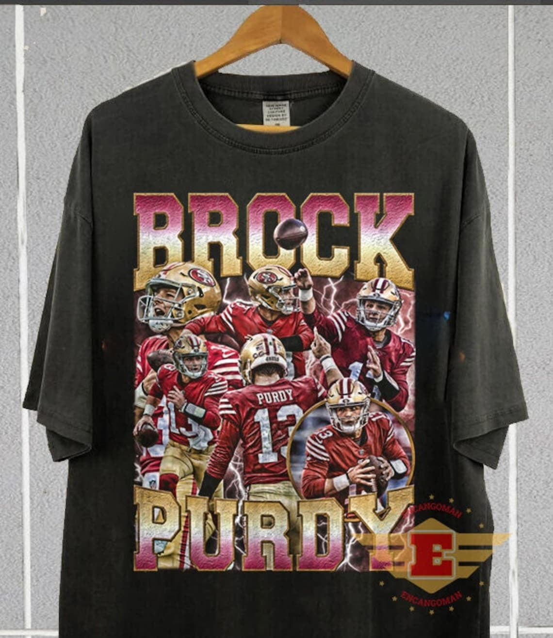 Brock Purdy 90s Vintage Bootleg Style Football TShirt - Vintage Sport ...