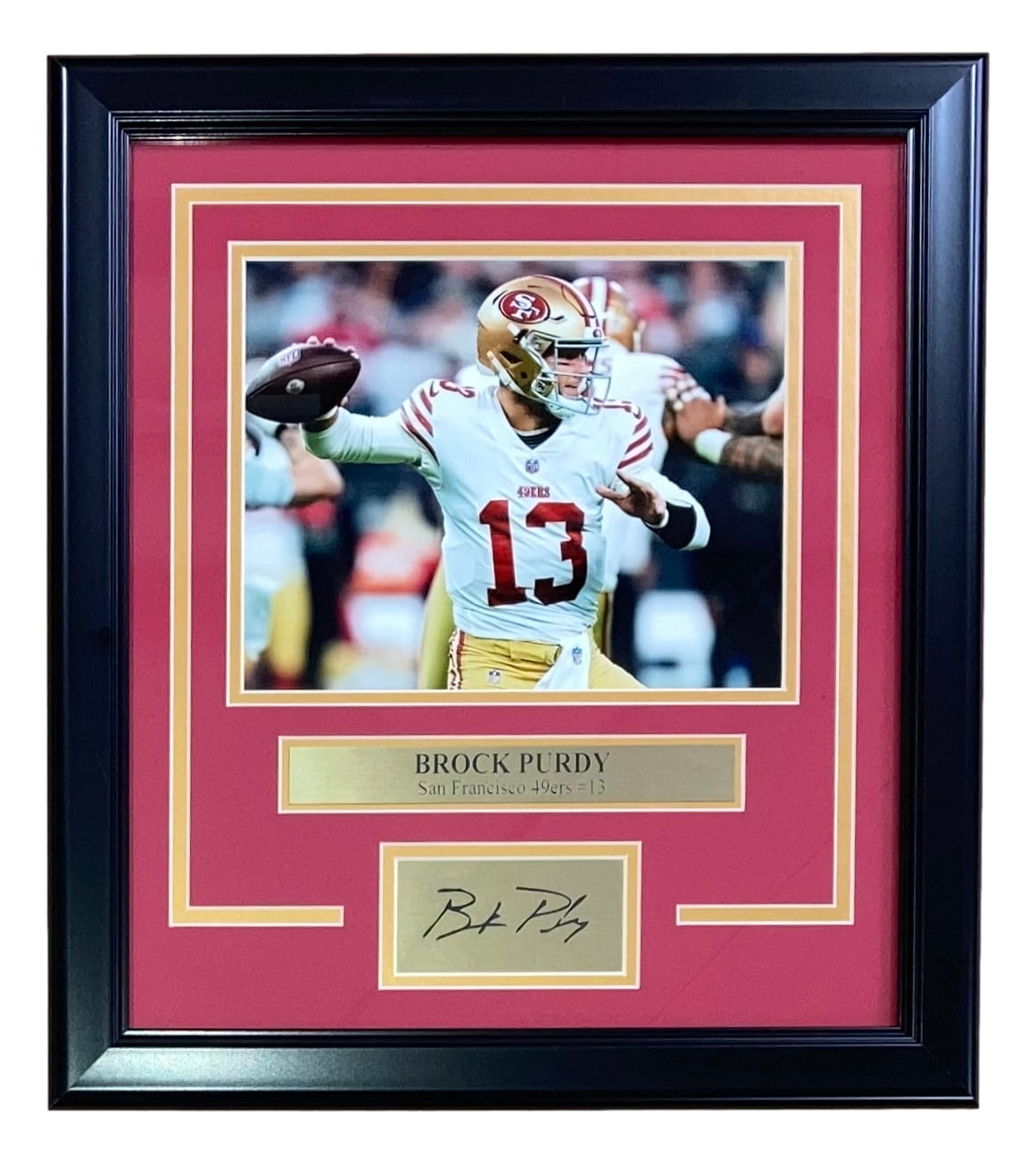 Brock Purdy Framed 8x10 San Francisco 49ers Photo w/ Laser Engraved ...