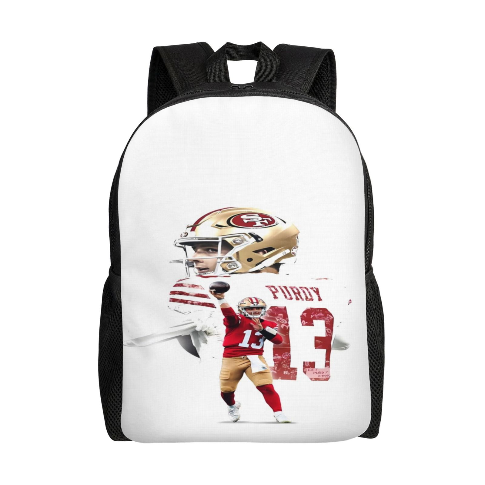 Brock Purdy Player Large Capacity Backpack American Football Fan Gift ...
