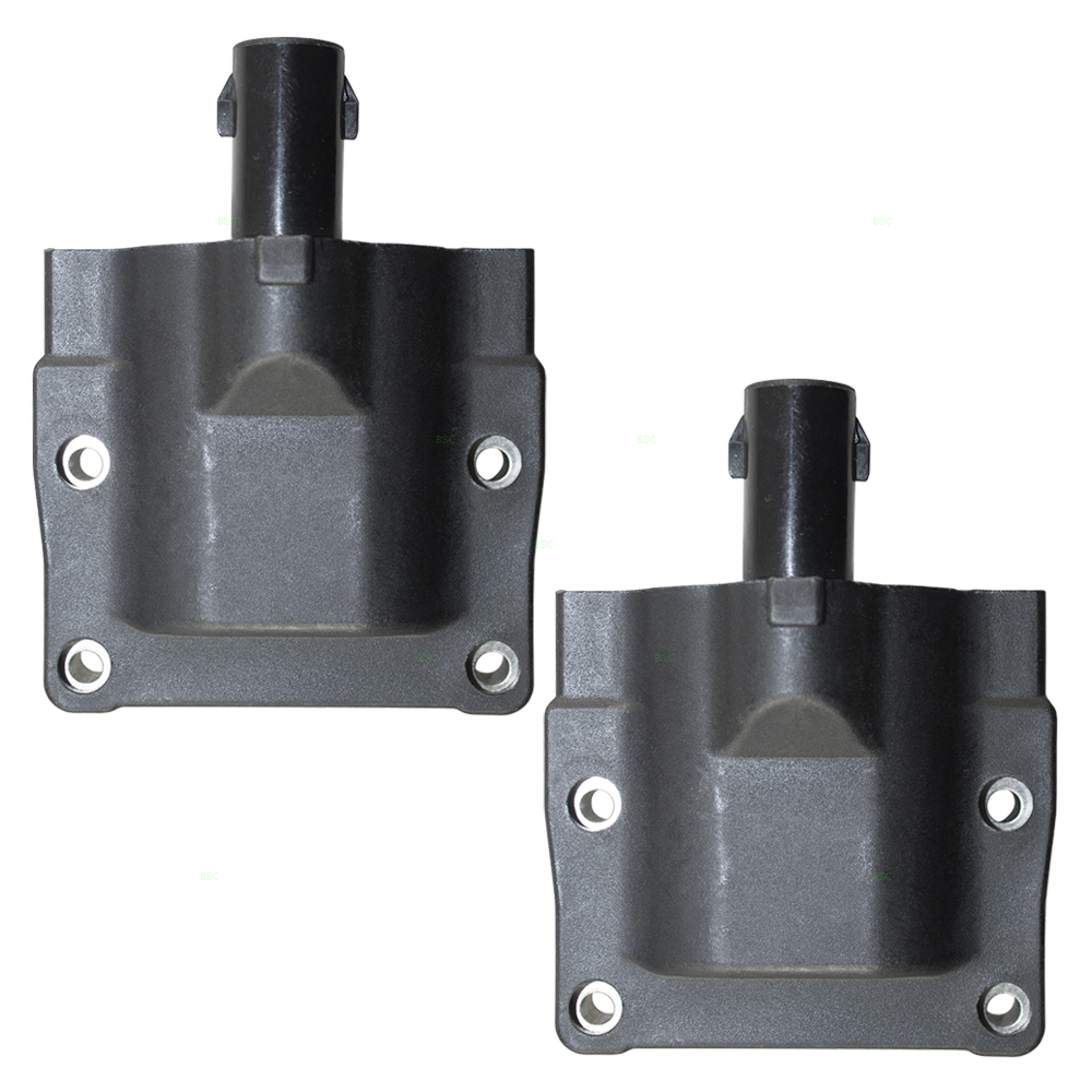 Brock Replacement 2 Pc Set Pack Ignition Spark Plug Coil Pack Module ...