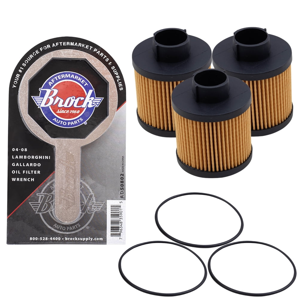 Brock 3 Pc Oil Filter Kit with Wrench - Compatible Nepal | Ubuy