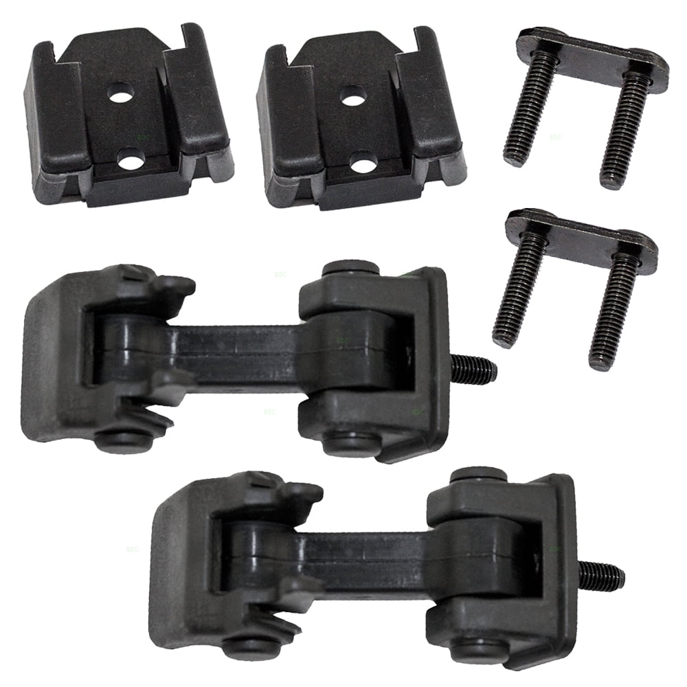 Brock Replacement 4 Piece Set Hood Latches Safety Catches with Brackets ...