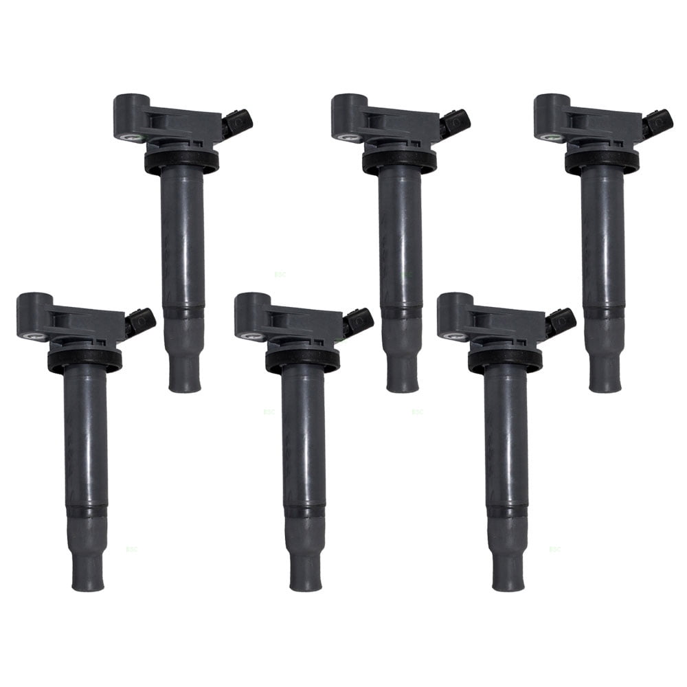 Brock Replacement 6 Piece Set of Ignition Spark Plug Coils Compatible ...
