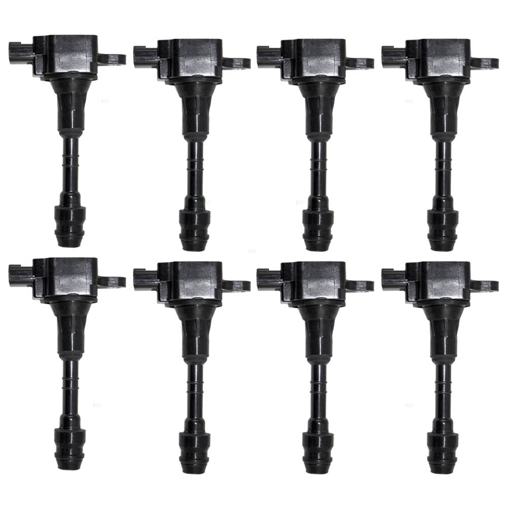 Brock Replacement for 8 Piece Set Ignition Spark Plug Coils Compatible ...