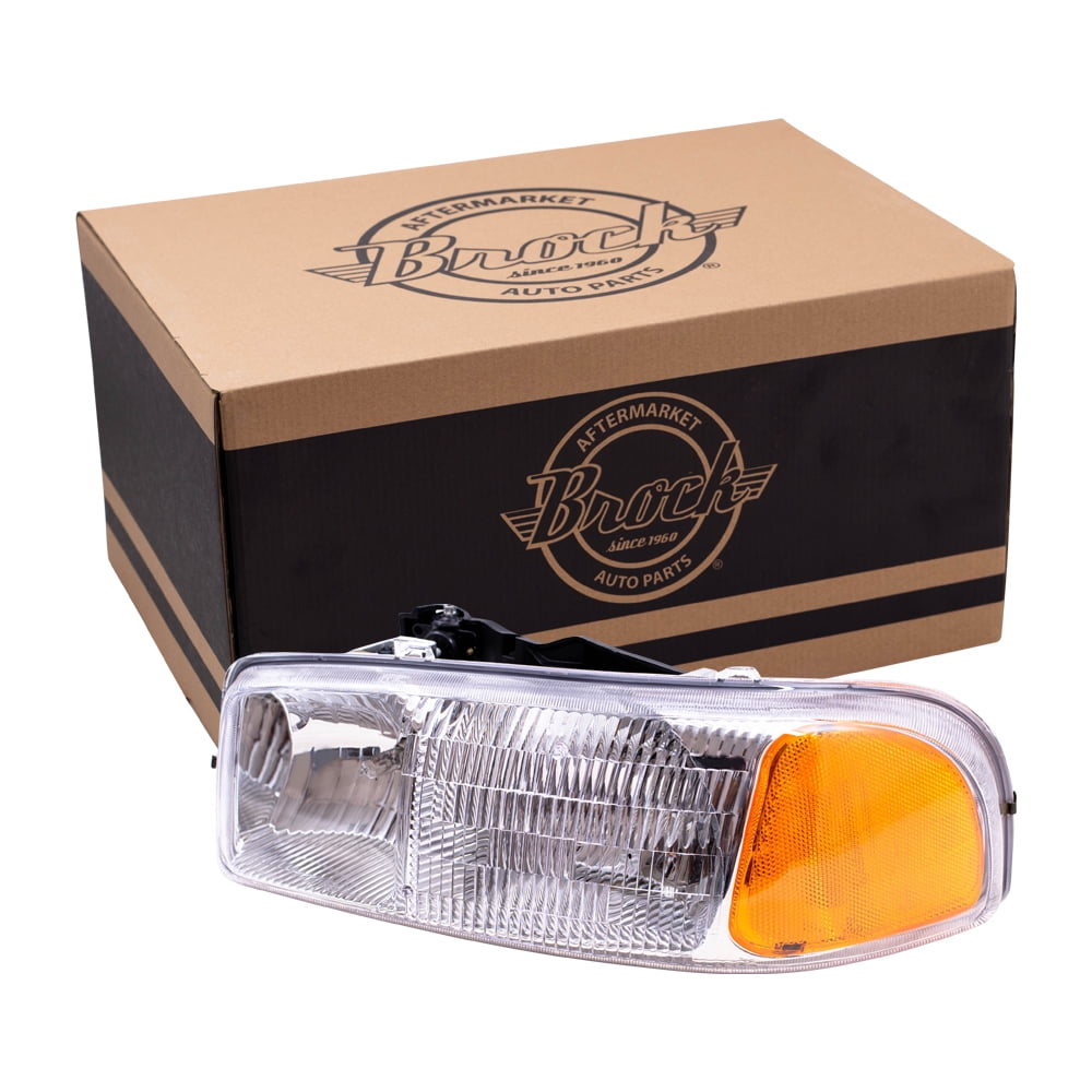 Brock Replacement Driver Halogen Headlight Compatible with 1999-2006 ...