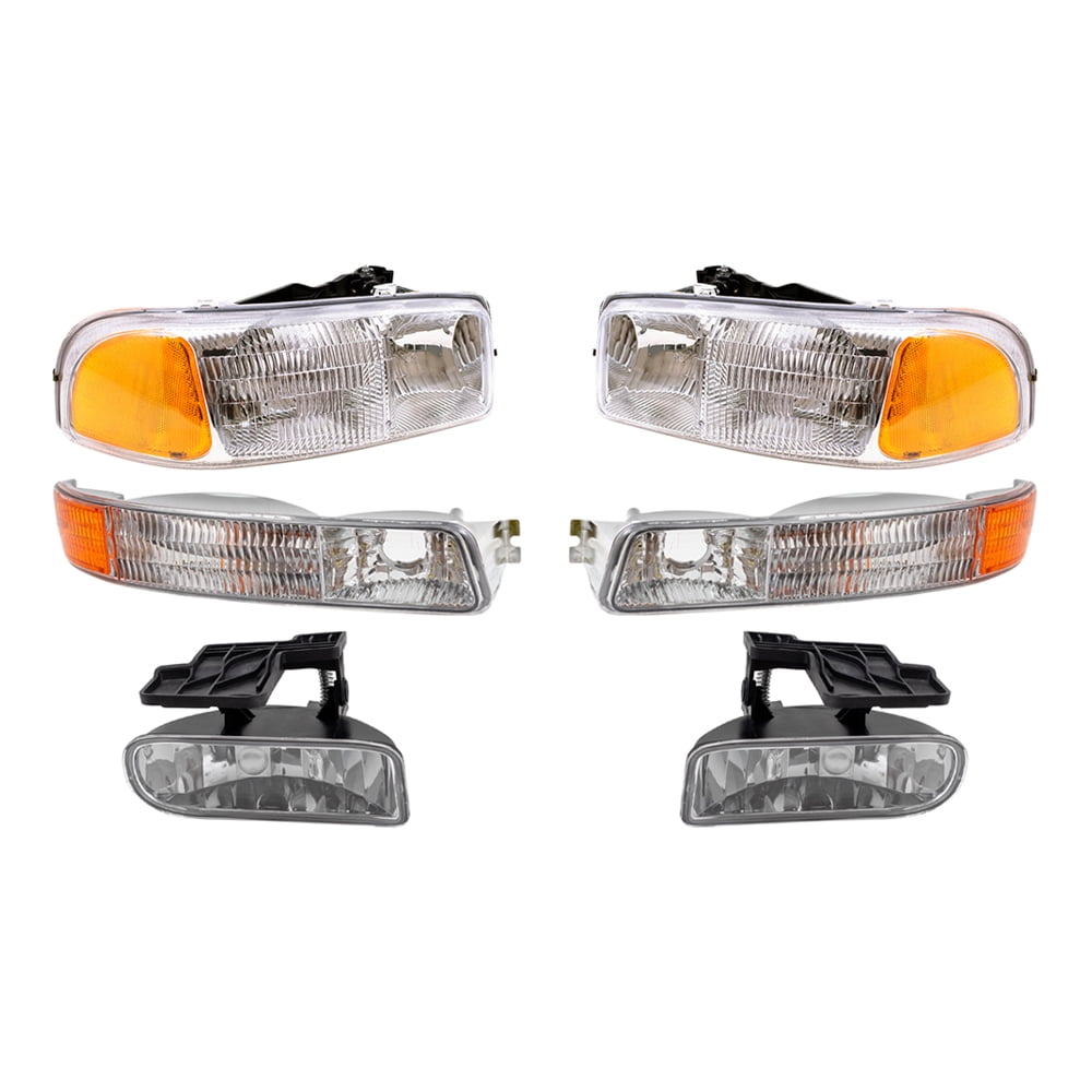 Brock Replacement Driver and Passenger Side Halogen Combination ...