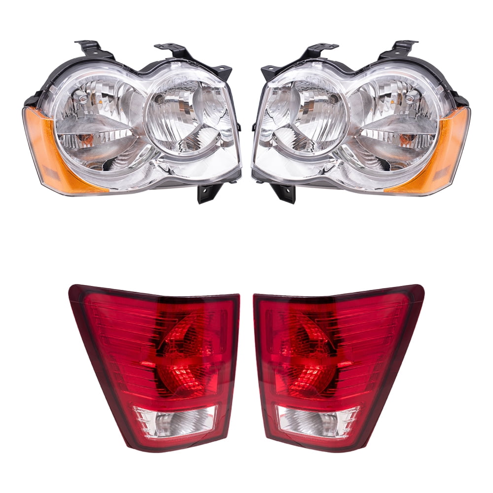 Brock Replacement Driver and Passenger Side Halogen Combination ...