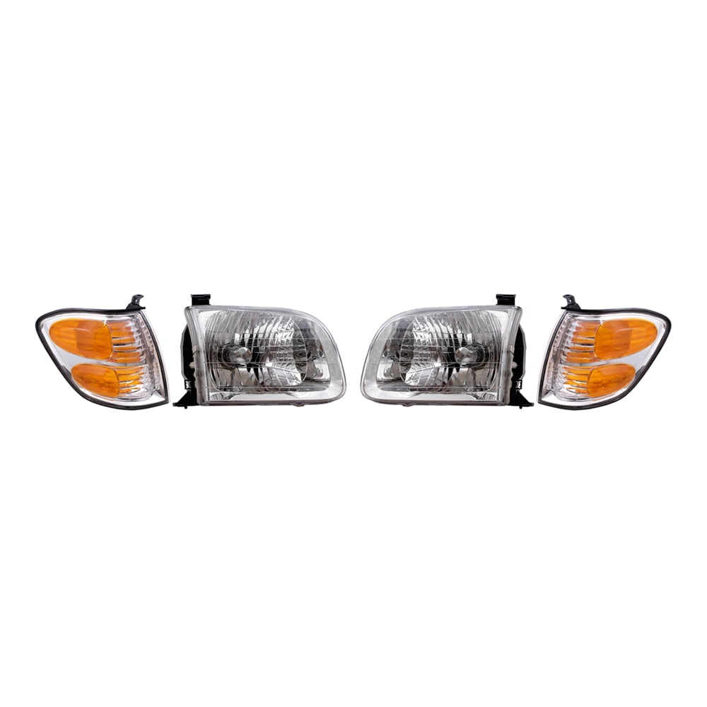 Brock Replacement Driver and Passenger Side Halogen Headlight ...