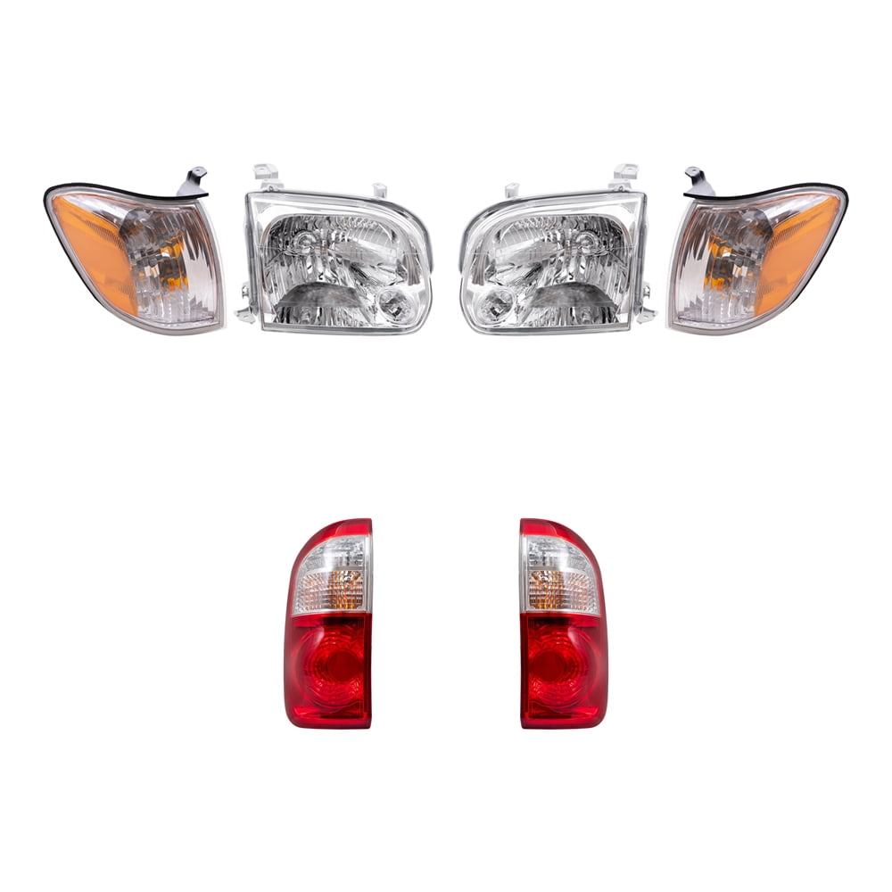 Brock Replacement Driver and Passenger Side Halogen Headlight ...