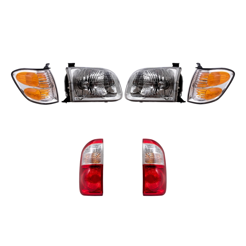 Brock Replacement Driver and Passenger Side Halogen Headlight ...