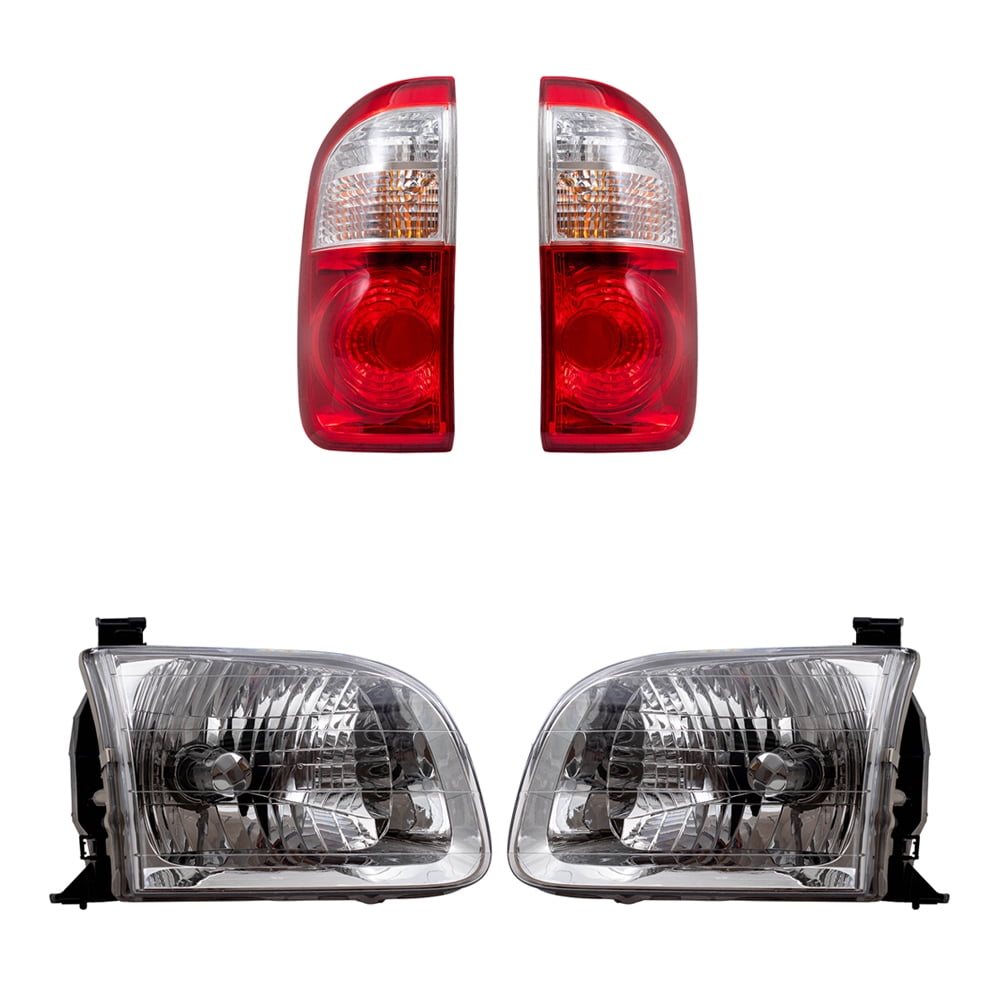 Brock Replacement Driver and Passenger Side Halogen Headlight ...