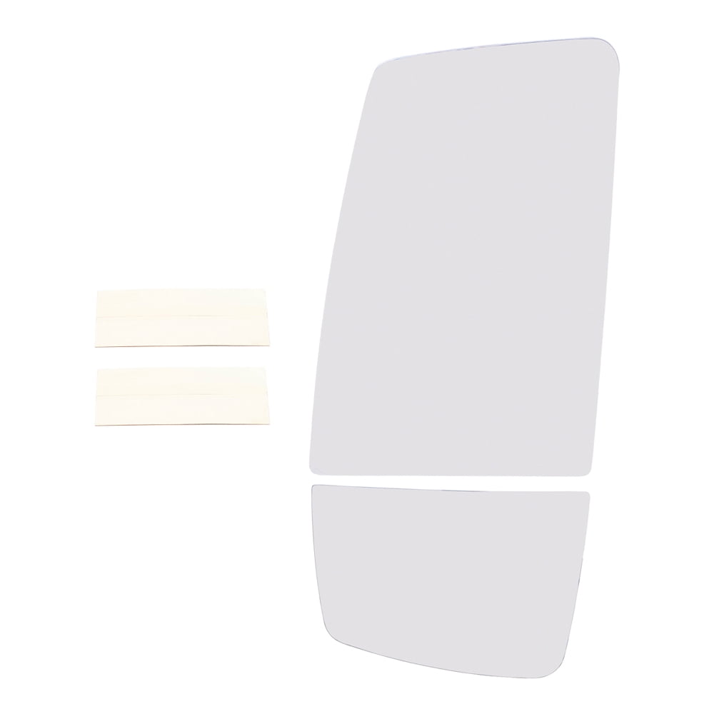 Brock Replacement Driver Side Upper and Lower Tow Mirror Glass Set ...