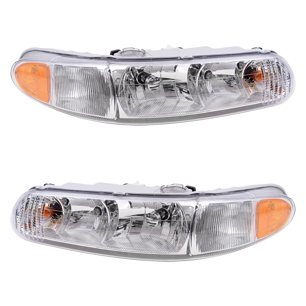 Brock Replacement Pair Front Headlamp Headlight Set Compatible with ...